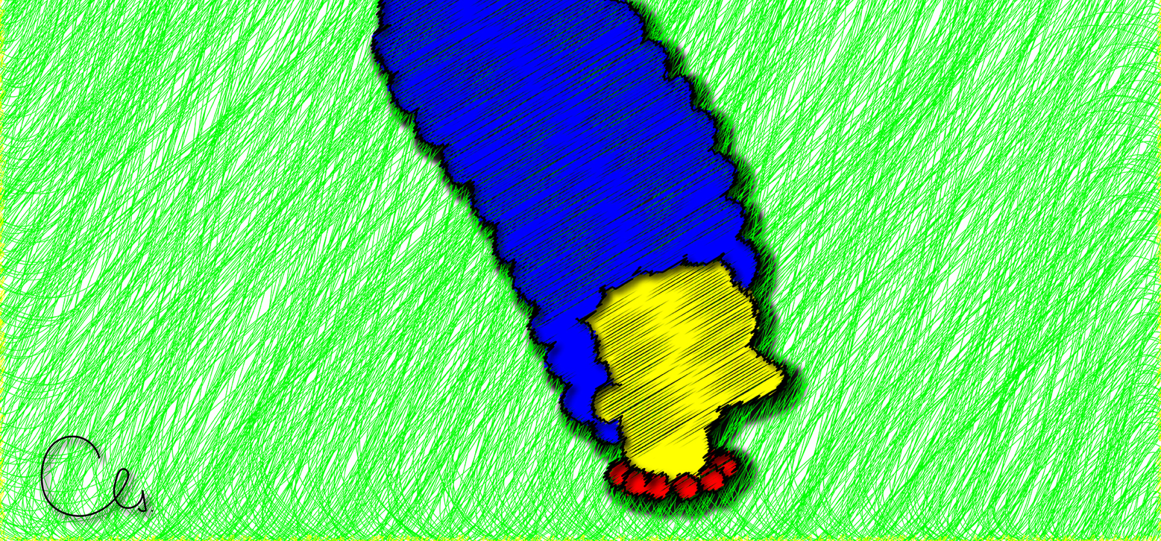 2316x1080 Resolution Marge Simpson Digital Art 2316x1080 Resolution ...