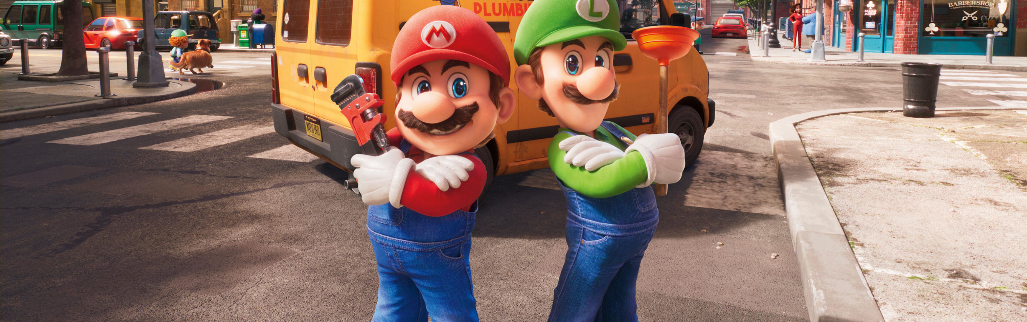 3440x1080 Resolution Mario & Luigi in Super Mario Bros Movie 2023 ...