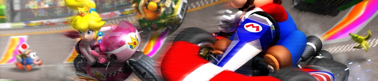 1242x268 Resolution mario, race, track 1242x268 Resolution Wallpaper ...