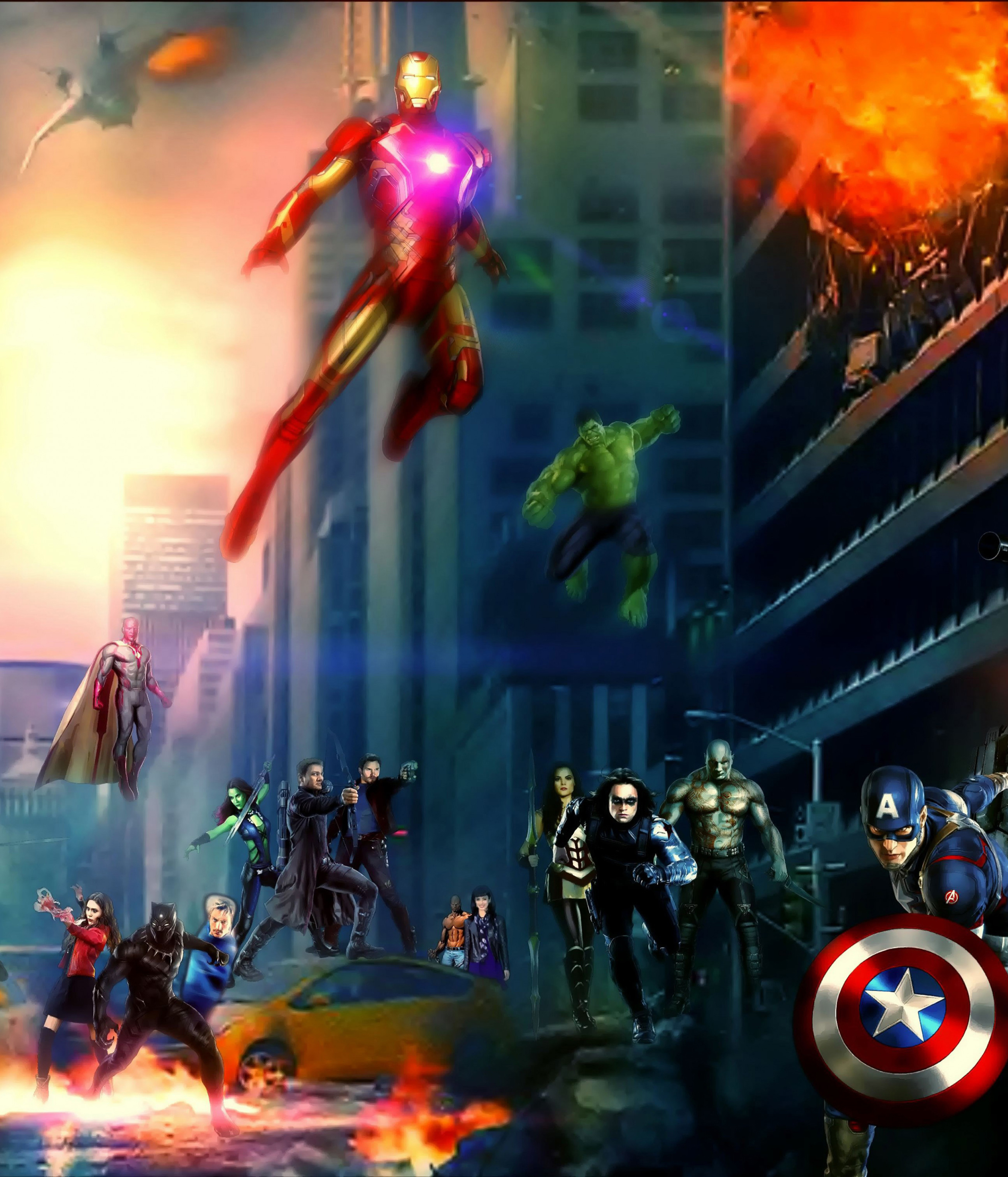 2980x3480 Resolution Marvel Cinematic Universe Superhero Artwork ...