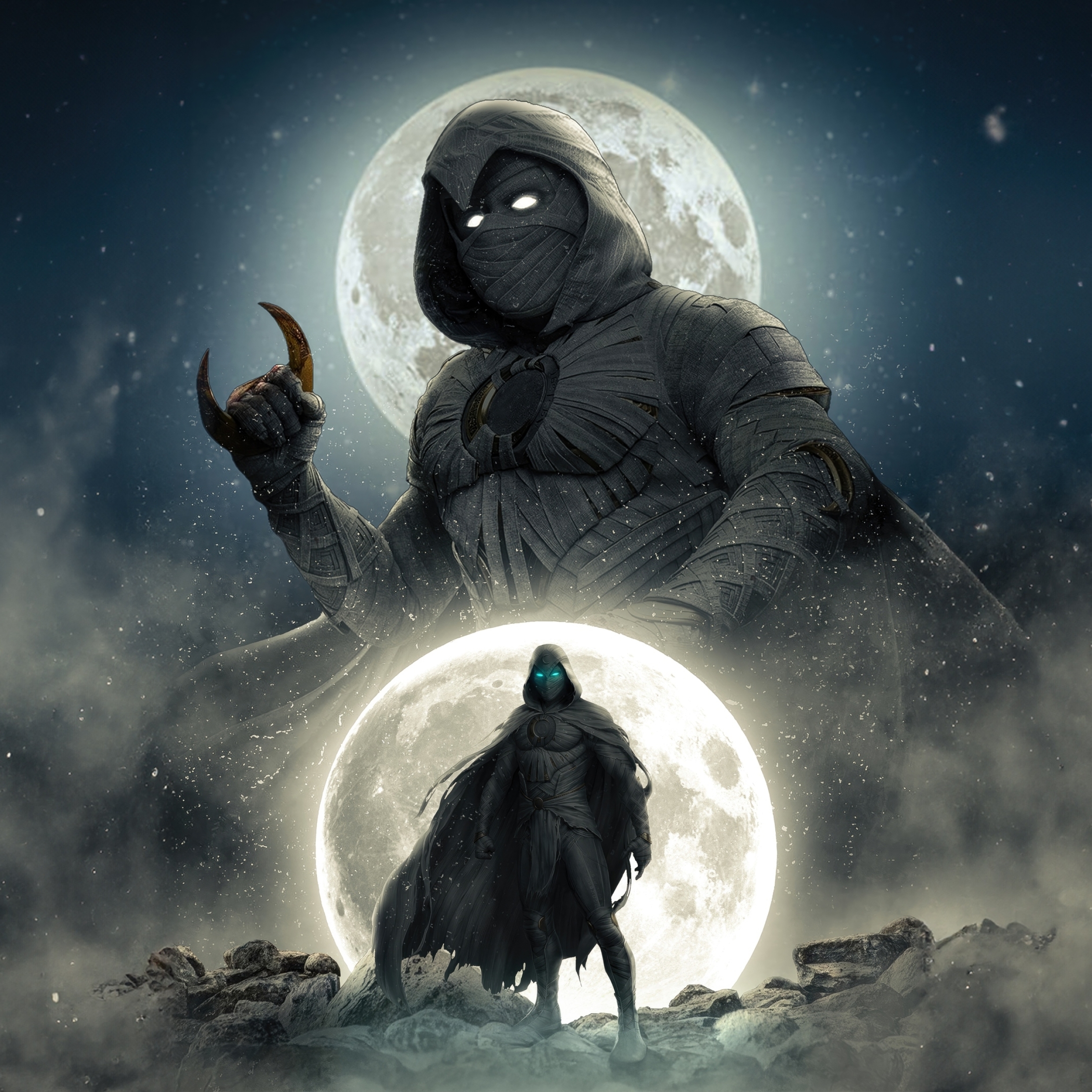 2480x2480 Resolution Marvel Moon Knight Superhero 2480x2480 Resolution ...