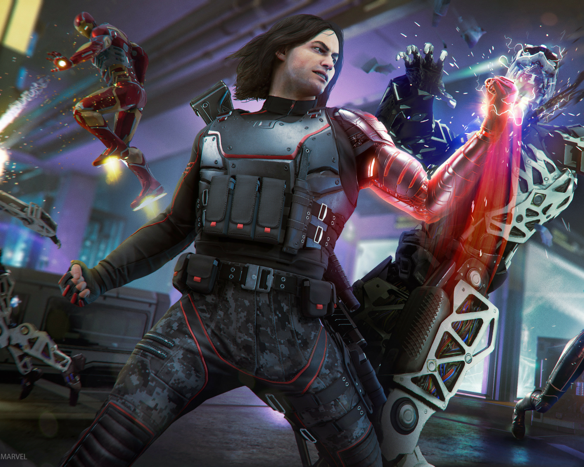 2000x1599 Resolution Marvel's Avengers 4k Bucky Barnes 2000x1599 ...