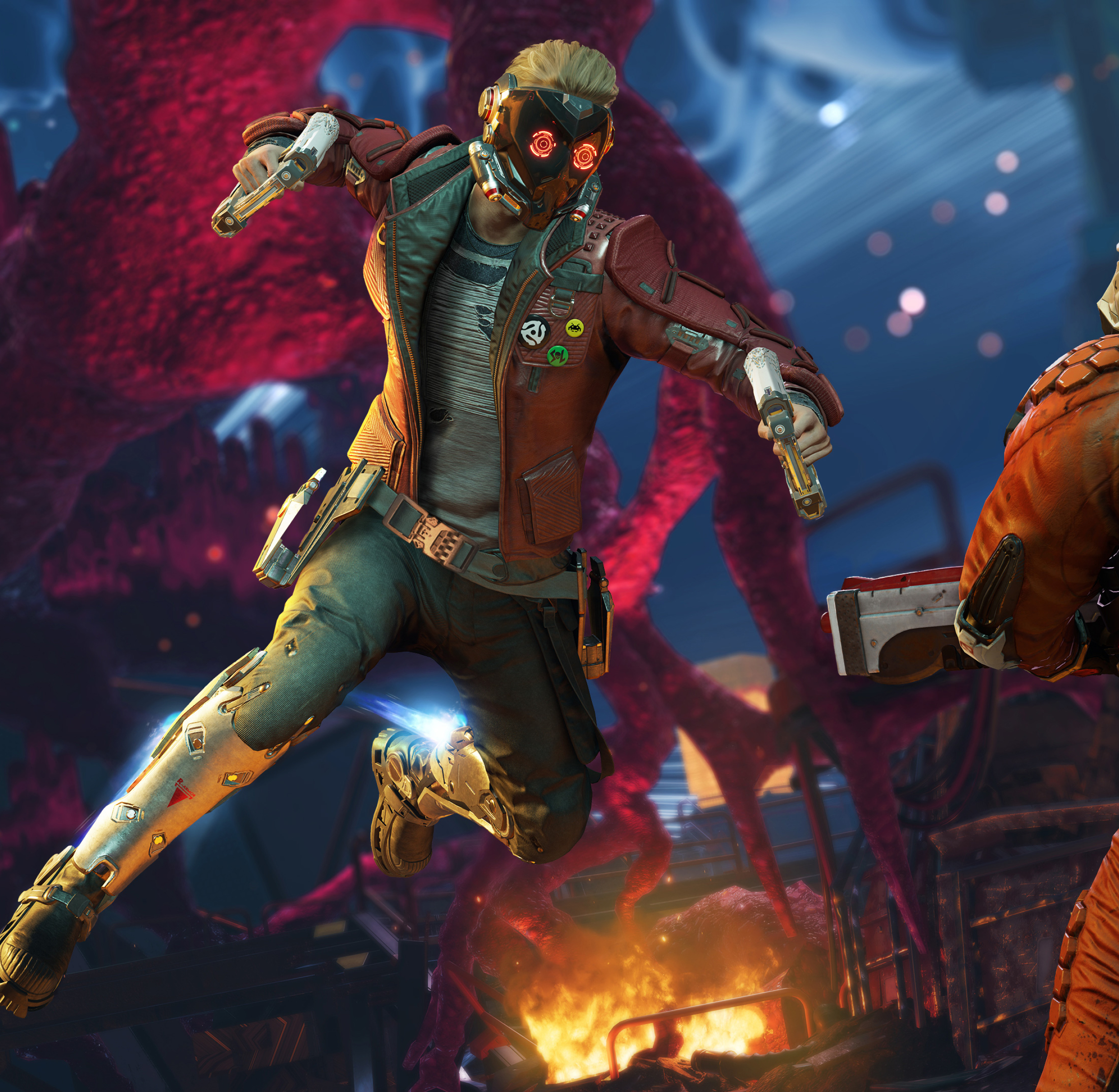 2460x2400 Resolution Marvel’s Guardians of the Galaxy Star Lord ...