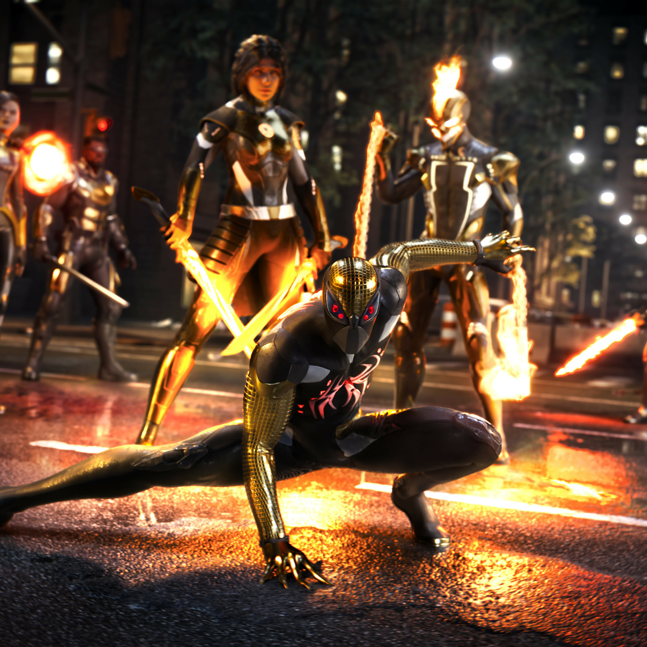 2248x2248 Resolution Marvel's Midnight Suns 4k Spider-Man 2248x2248 ...