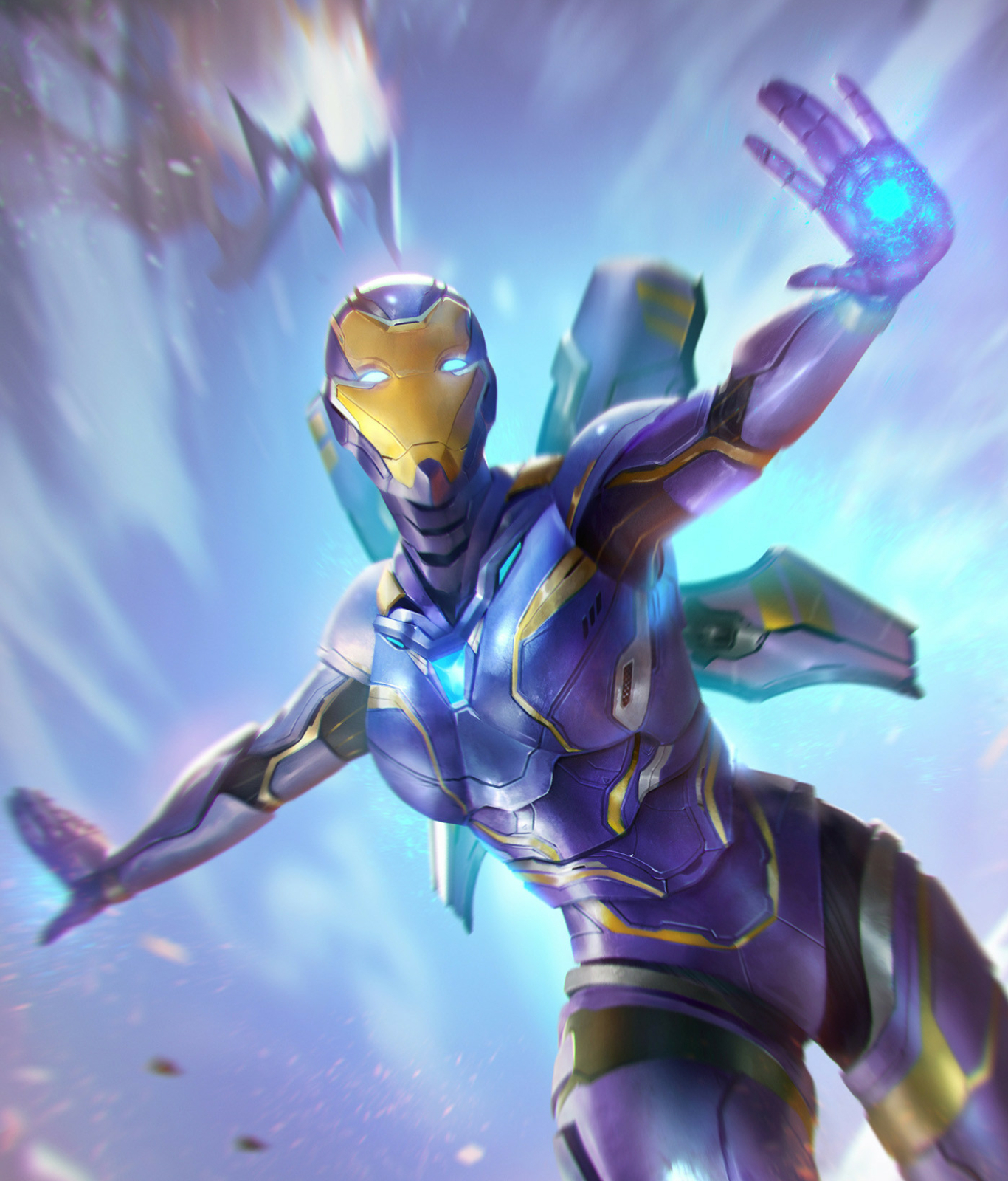 1366x1600 Resolution Marvel Snap HD Rescuer Iron Woman 1366x1600 ...