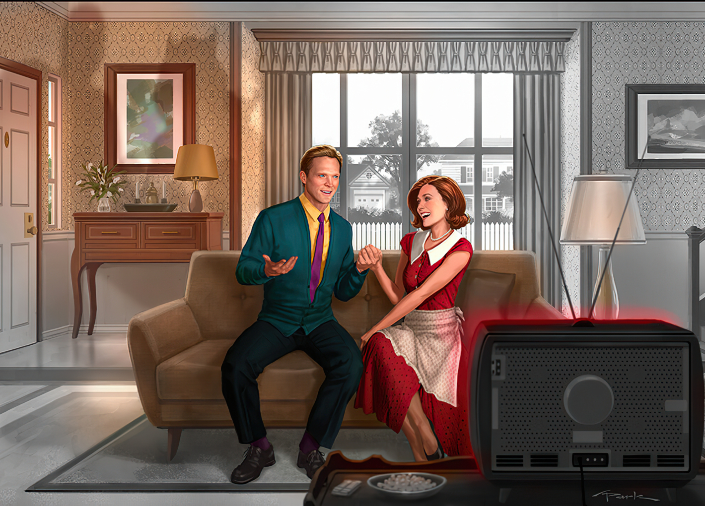 1420x1020 Resolution Marvel Wanda Vision Concept Art 1420x1020 ...