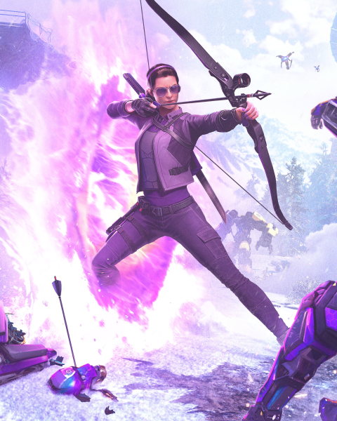 480x600 Marvels Avengers 4K Kate Bishop 480x600 Resolution Wallpaper ...