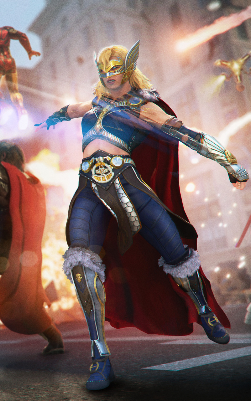 801x1281 Marvels Avengers Jane Foster Gaming 4K 801x1281 Resolution ...