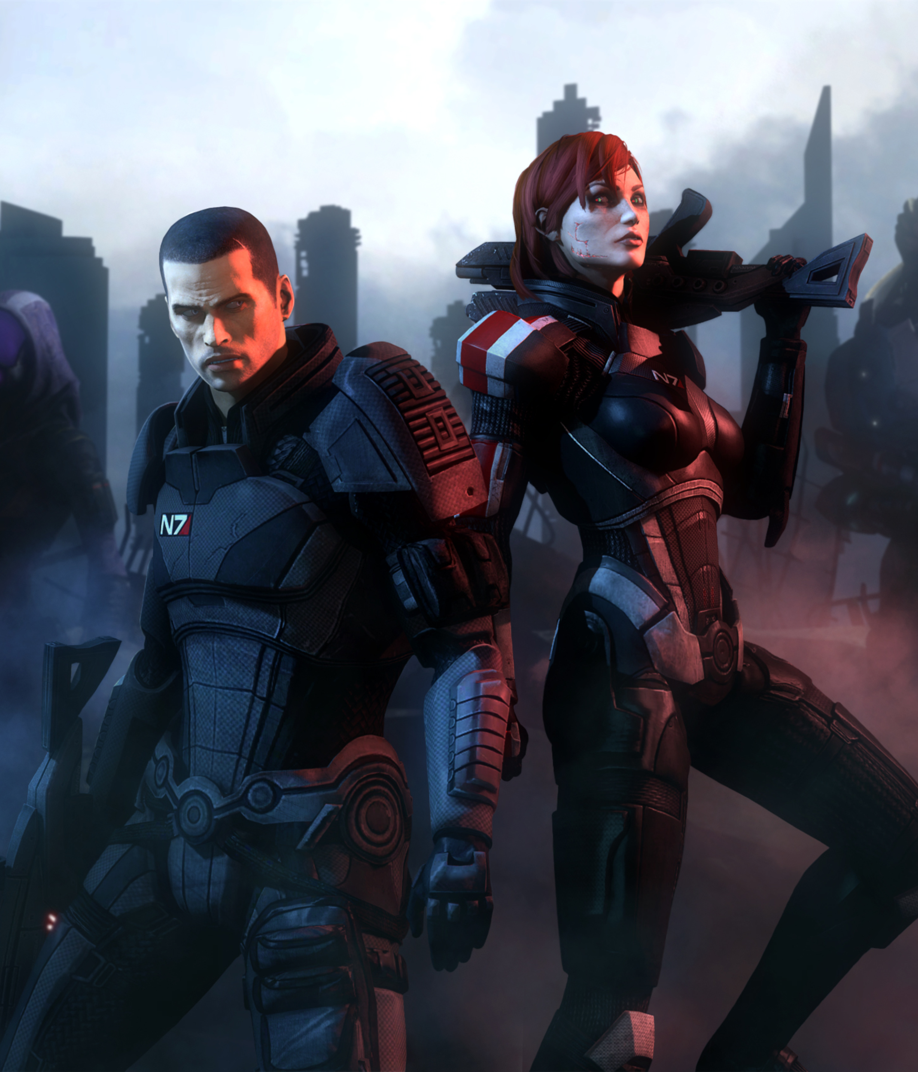 2980x3480 Resolution mass effect, shepard, garrus vakarian 2980x3480 ...