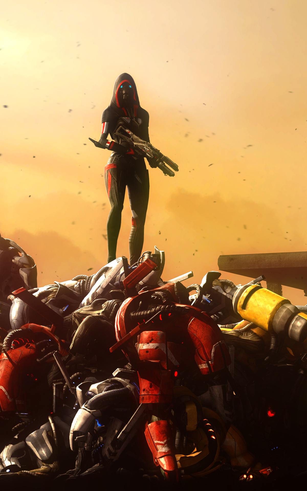 1200x1920 Resolution mass effect, soldier, robots 1200x1920 Resolution ...