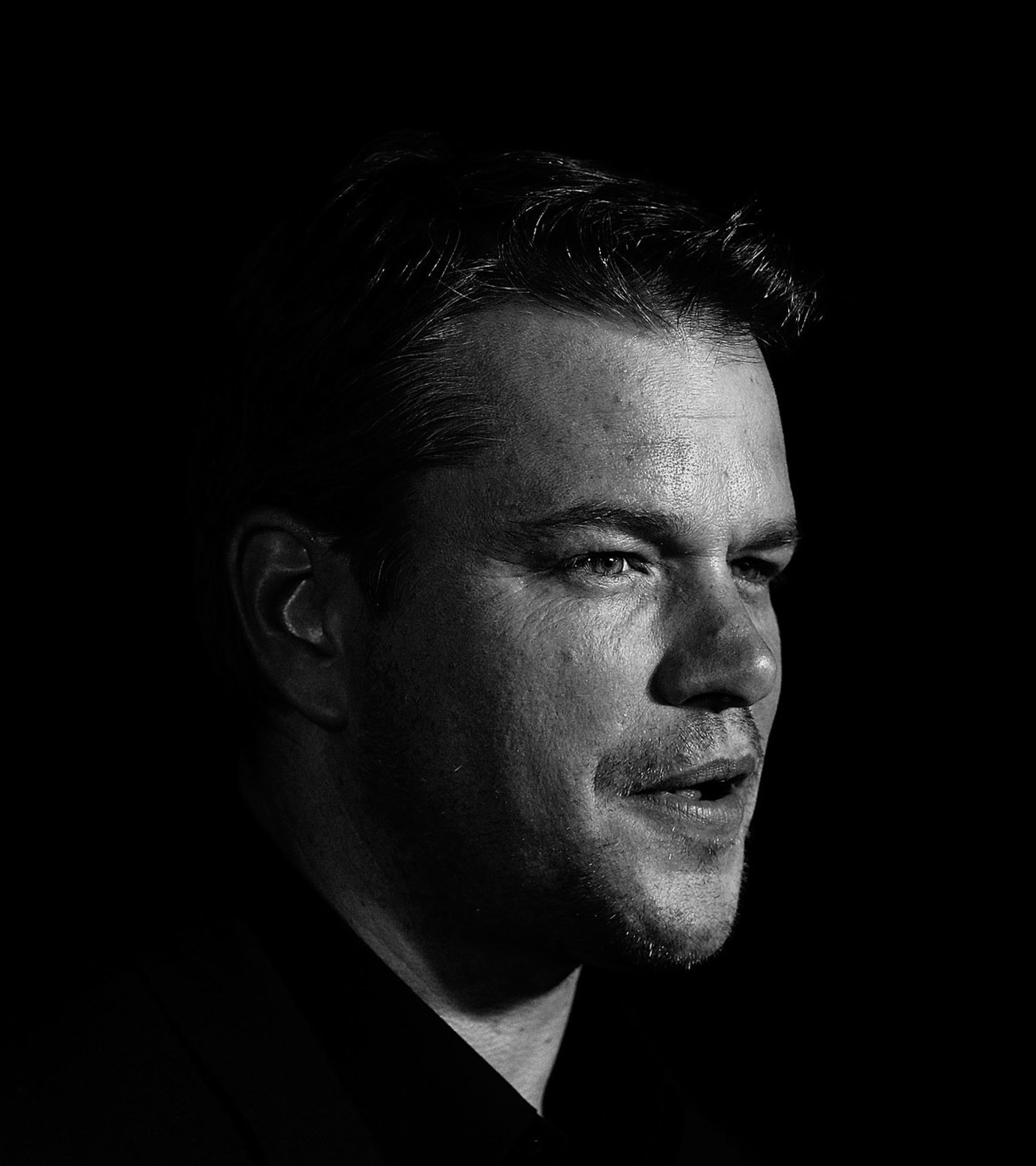 3980x4480 Resolution Matt Damon Black And White HD Wallpaper 3980x4480 ...