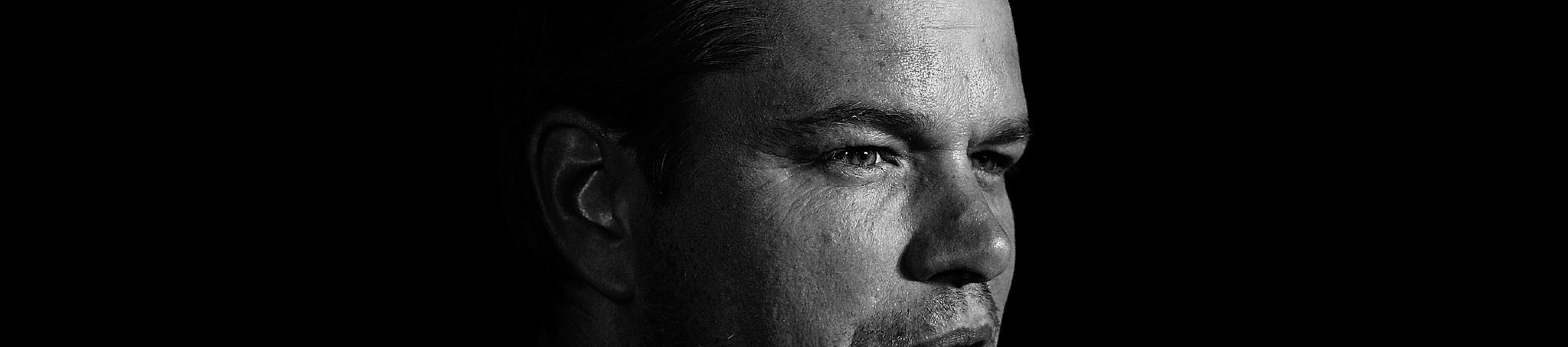4880x1080 Matt Damon Black And White HD Wallpaper 4880x1080 Resolution ...