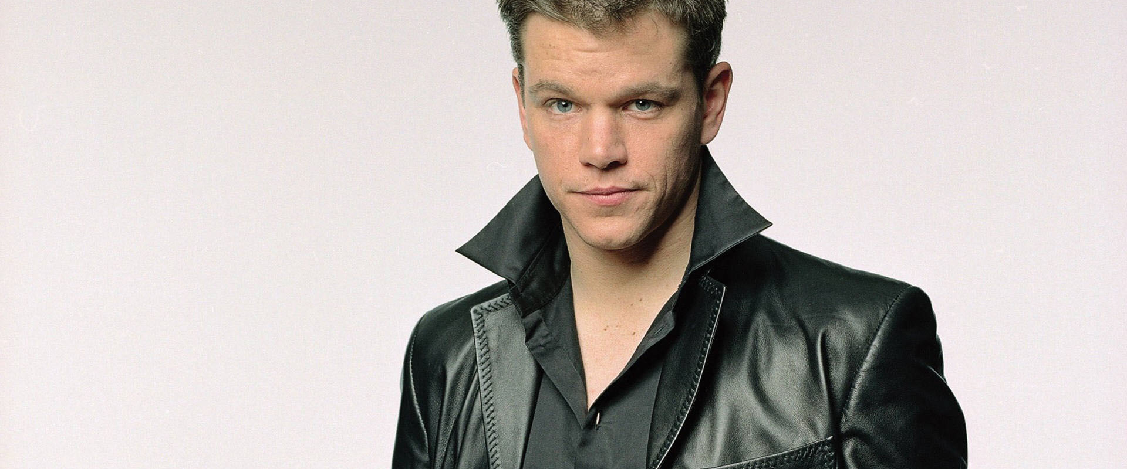 3840x1600 Resolution Matt Damon In Black Jacket 3840x1600 Resolution ...
