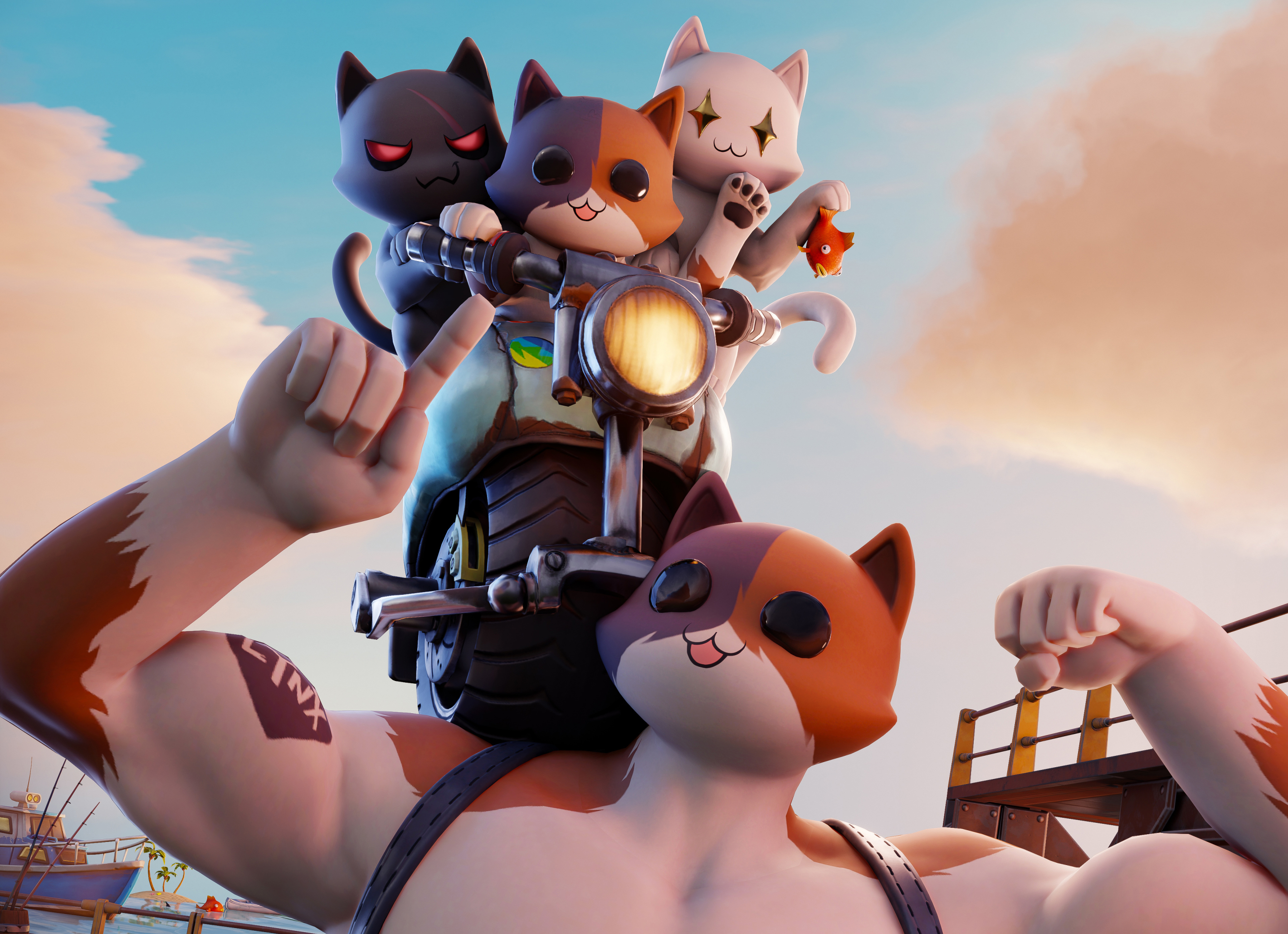 2840x2060 Resolution Meowscles Robot Kit Fortnite 2840x2060 Resolution ...