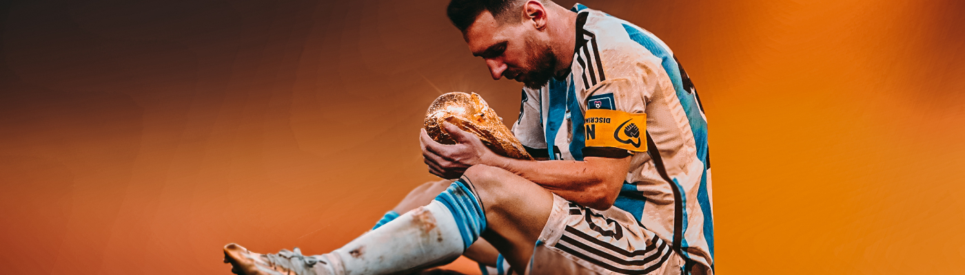 1400x400 Messi with FIFA World Cup 2022 1400x400 Resolution Wallpaper ...