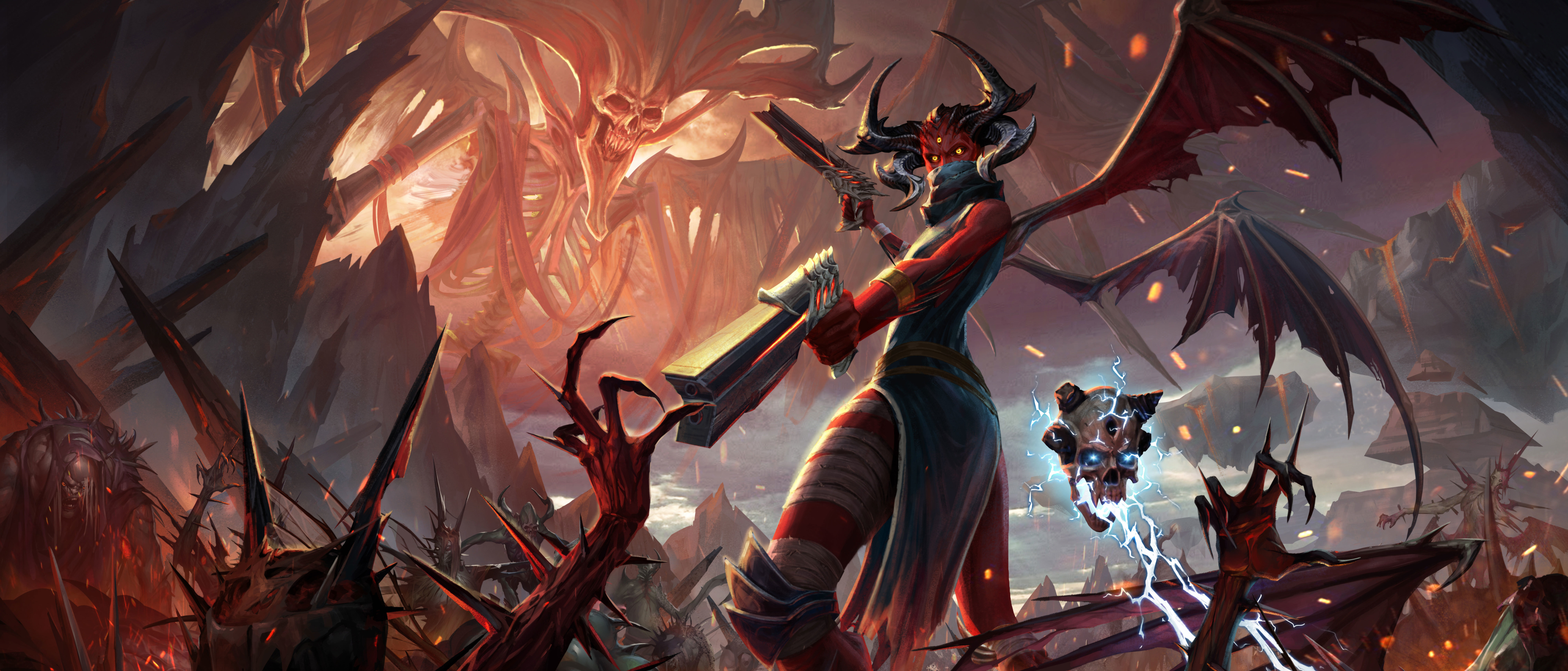 3840x1644 Metal Hellsinger 3840x1644 Resolution Wallpaper, HD Games 4K ...