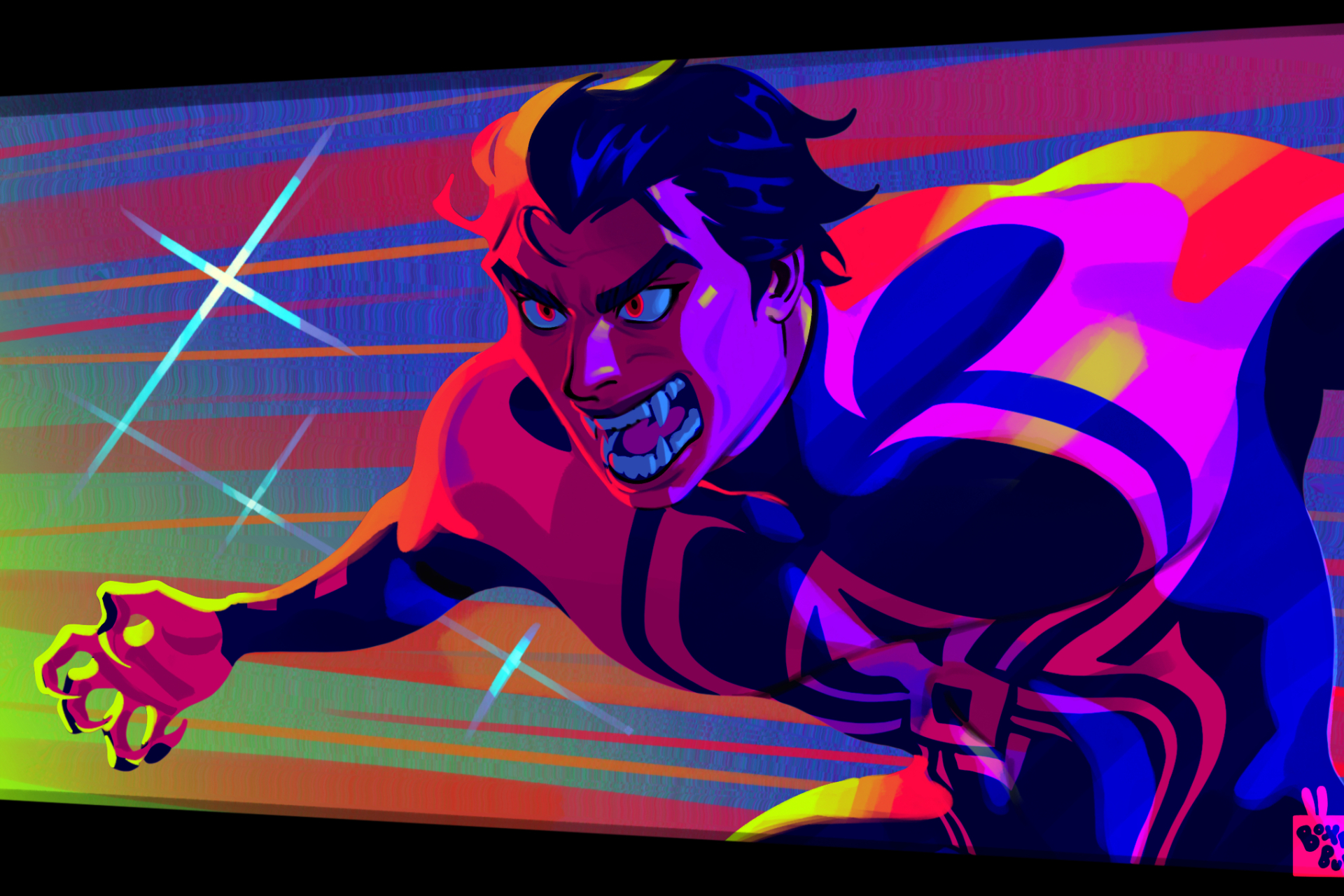 1920x1280 Miguel O'Hara Spider-Man 2099 in Spider-Verse 1920x1280 ...