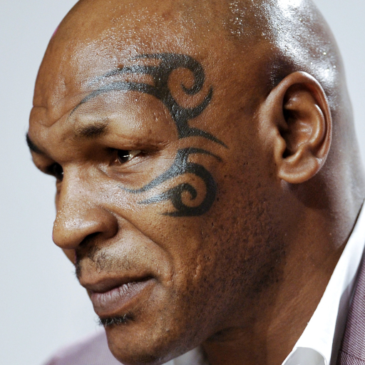 512x512 Resolution mike tyson, boxer, face 512x512 Resolution Wallpaper ...