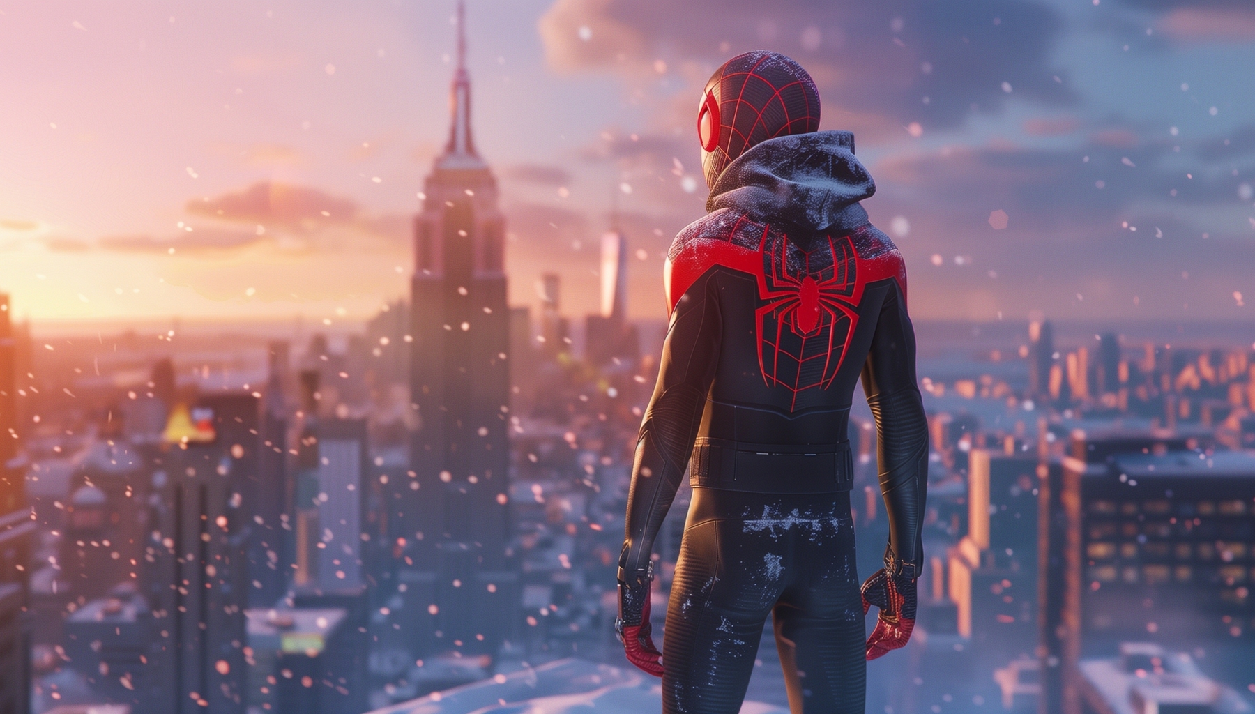 1800x1024 Resolution Miles Morales Background HD Epic Spider-Man ...