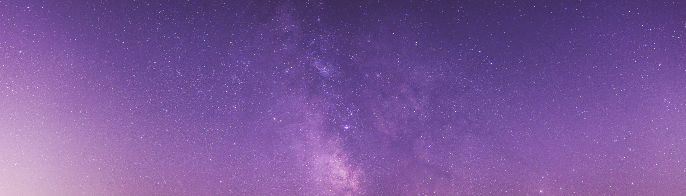 1400x400 Resolution Milky Way Galaxy Purple Night Sky 1400x400 ...