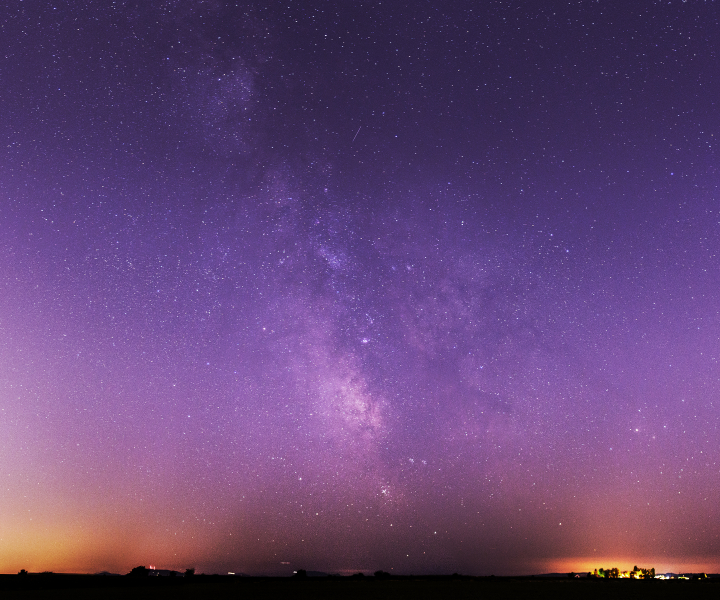 720x600 Resolution Milky Way Galaxy Purple Night Sky 720x600 Resolution ...