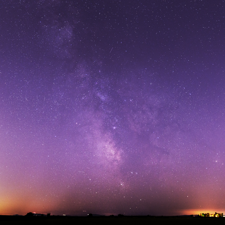 900x900 Resolution Milky Way Galaxy Purple Night Sky 900x900 Resolution ...