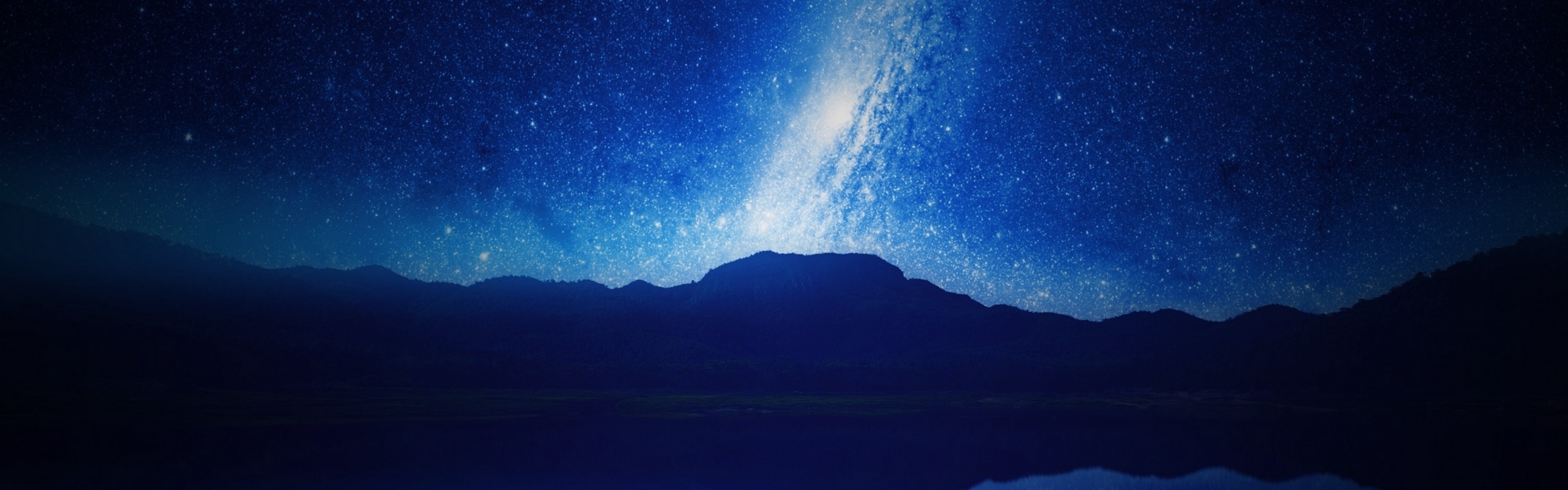 5120x1600 Resolution Milky Way Reflection Lake 5120x1600 Resolution ...