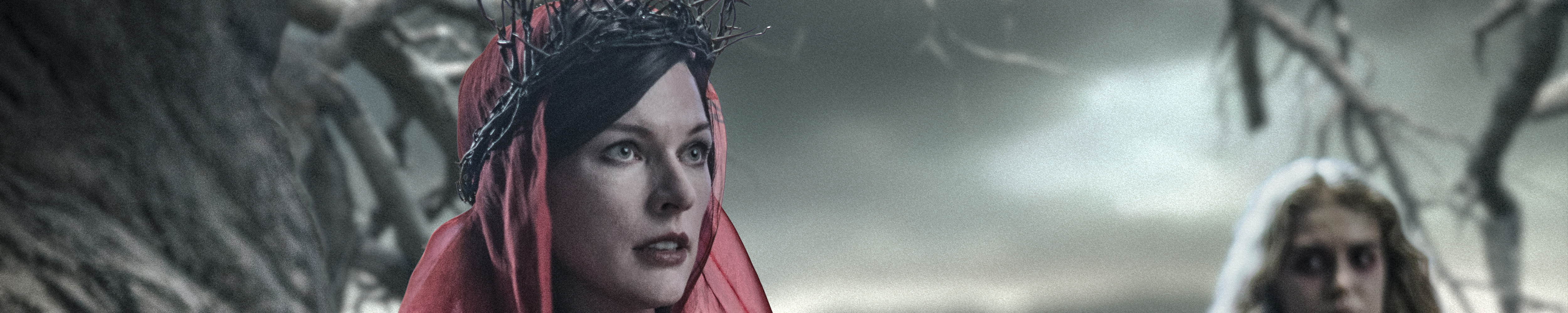 5001x1000 Resolution Milla Jovovich as Nimue The Blood Queen in Hellboy ...