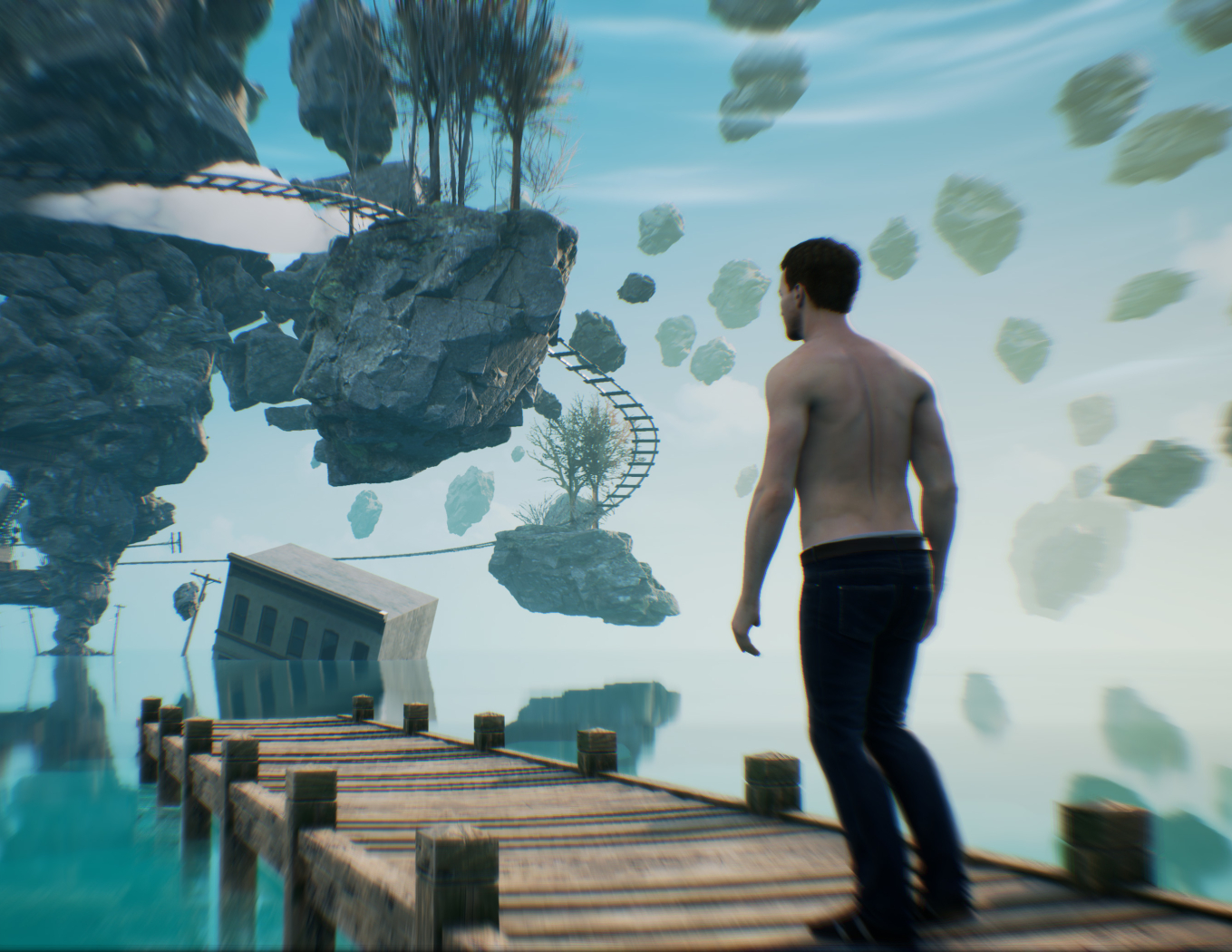 1359x1050 Resolution Mind Palace Entrance In Twin Mirror 1359x1050 ...