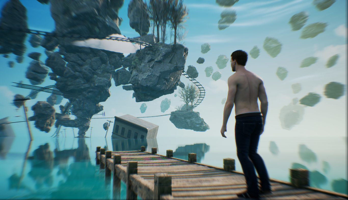 1366x786 Resolution Mind Palace Entrance In Twin Mirror 1366x786 ...