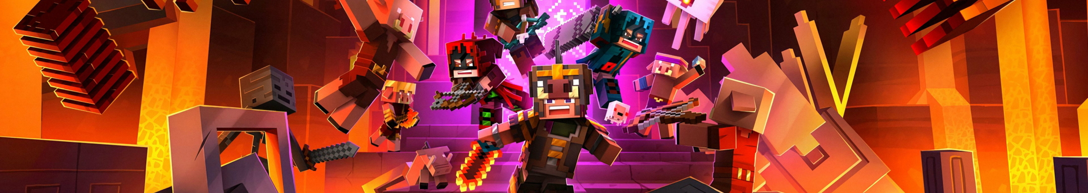 2160x384 Resolution Minecraft Dungeons 4k Gaming Poster 2160x384 ...