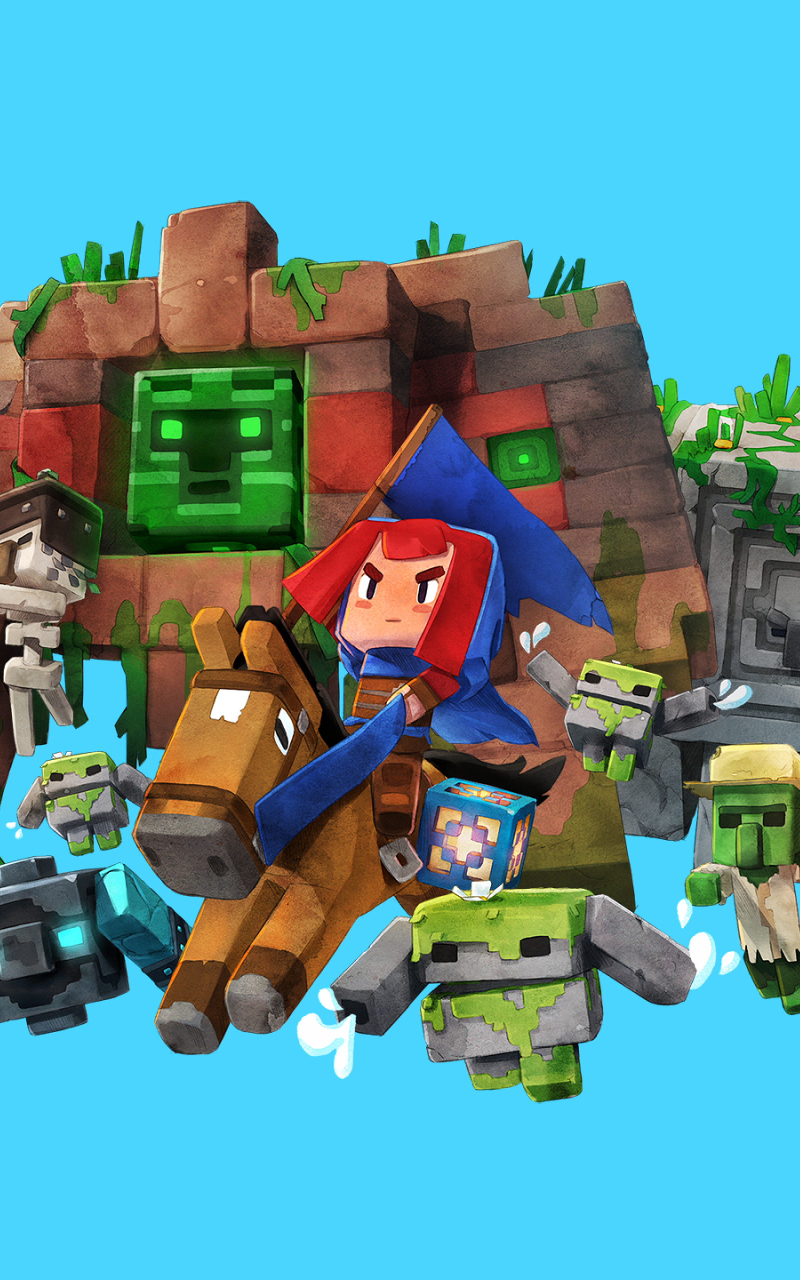 1600x2560 Resolution Minecraft Legends The Heroes 1600x2560 Resolution ...