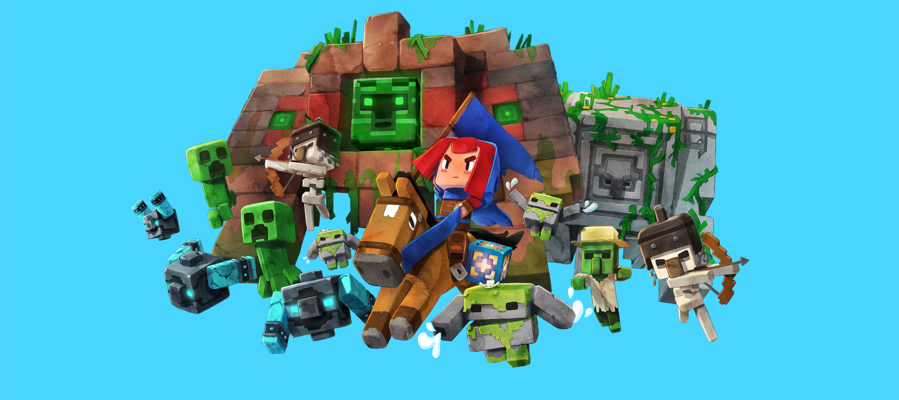 1792x798 Resolution Minecraft Legends The Heroes 1792x798 Resolution ...