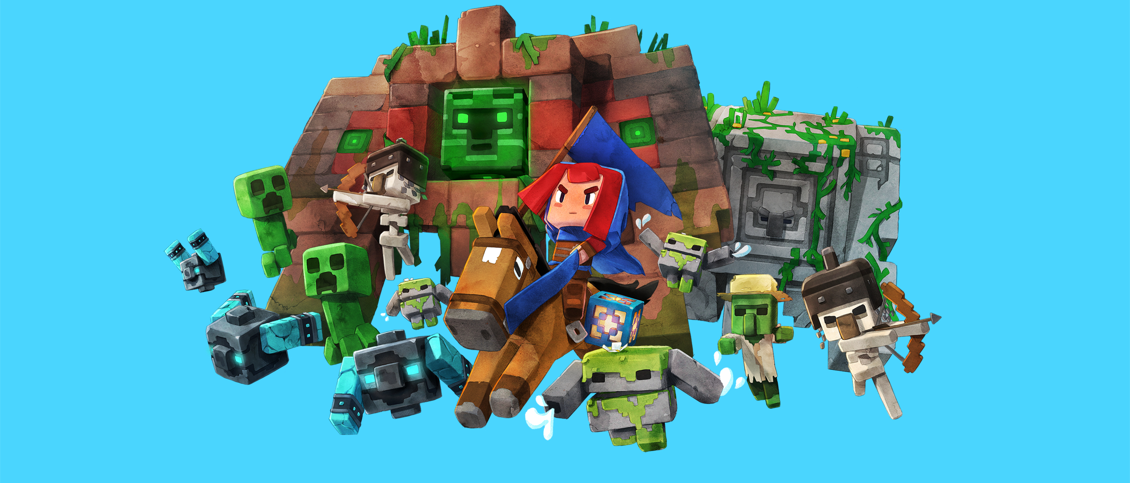 3840x1644 Resolution Minecraft Legends The Heroes 3840x1644 Resolution ...