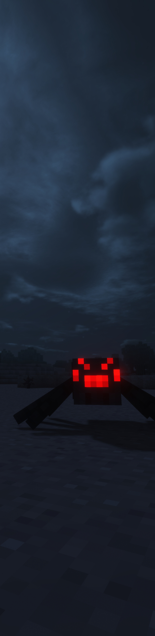 500x2048 Resolution Minecraft Spider Man Into The Night 500x2048 ...