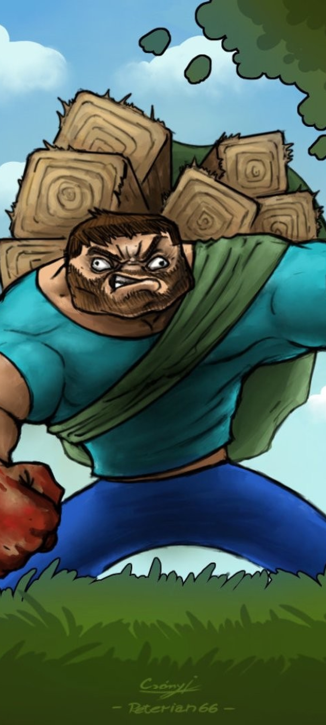 1080x2400 Resolution minecraft, steve, zombies 1080x2400 Resolution ...