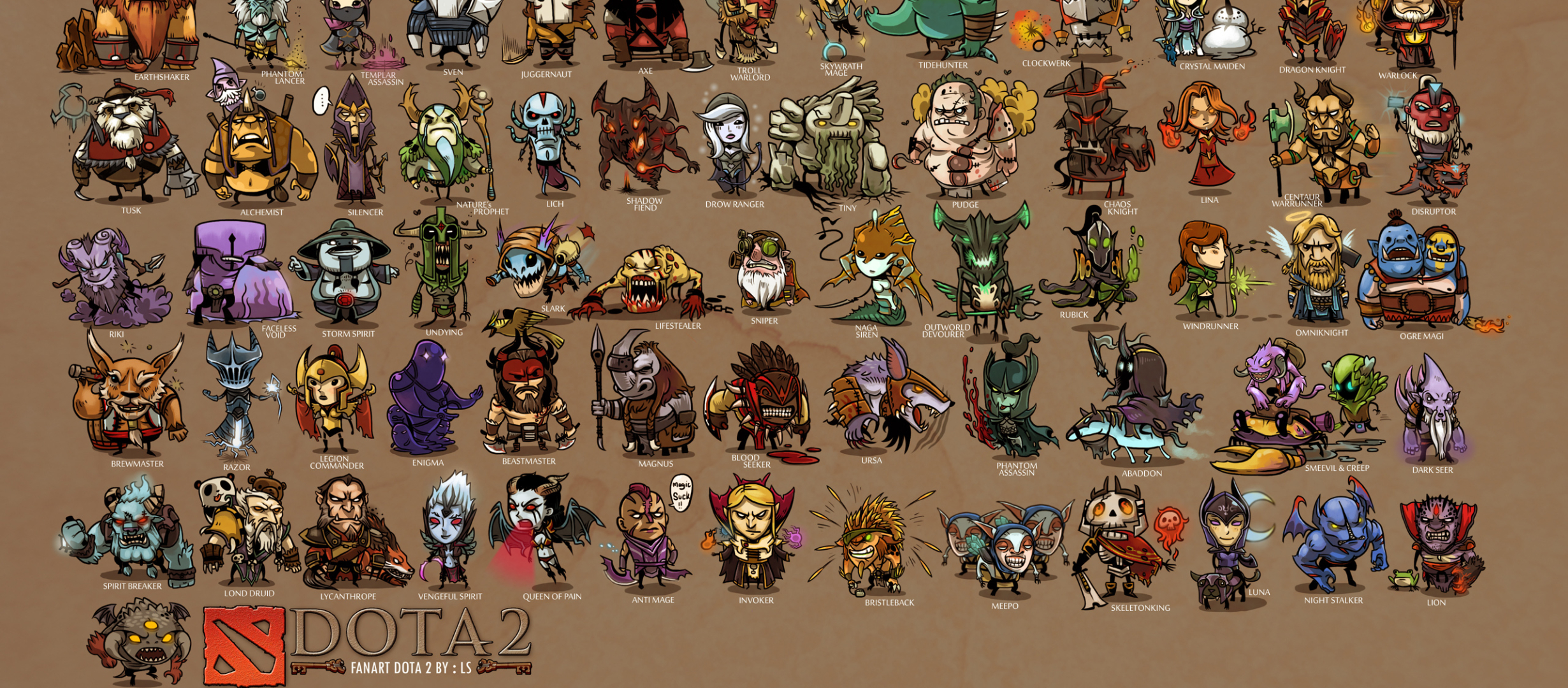 2460x1080 Resolution mini heroes, dota 2, art 2460x1080 Resolution ...