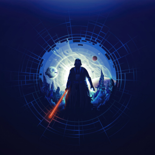 320x320 Resolution Minimal Darth Vader HD Sci Fi Star Wars 320x320 ...