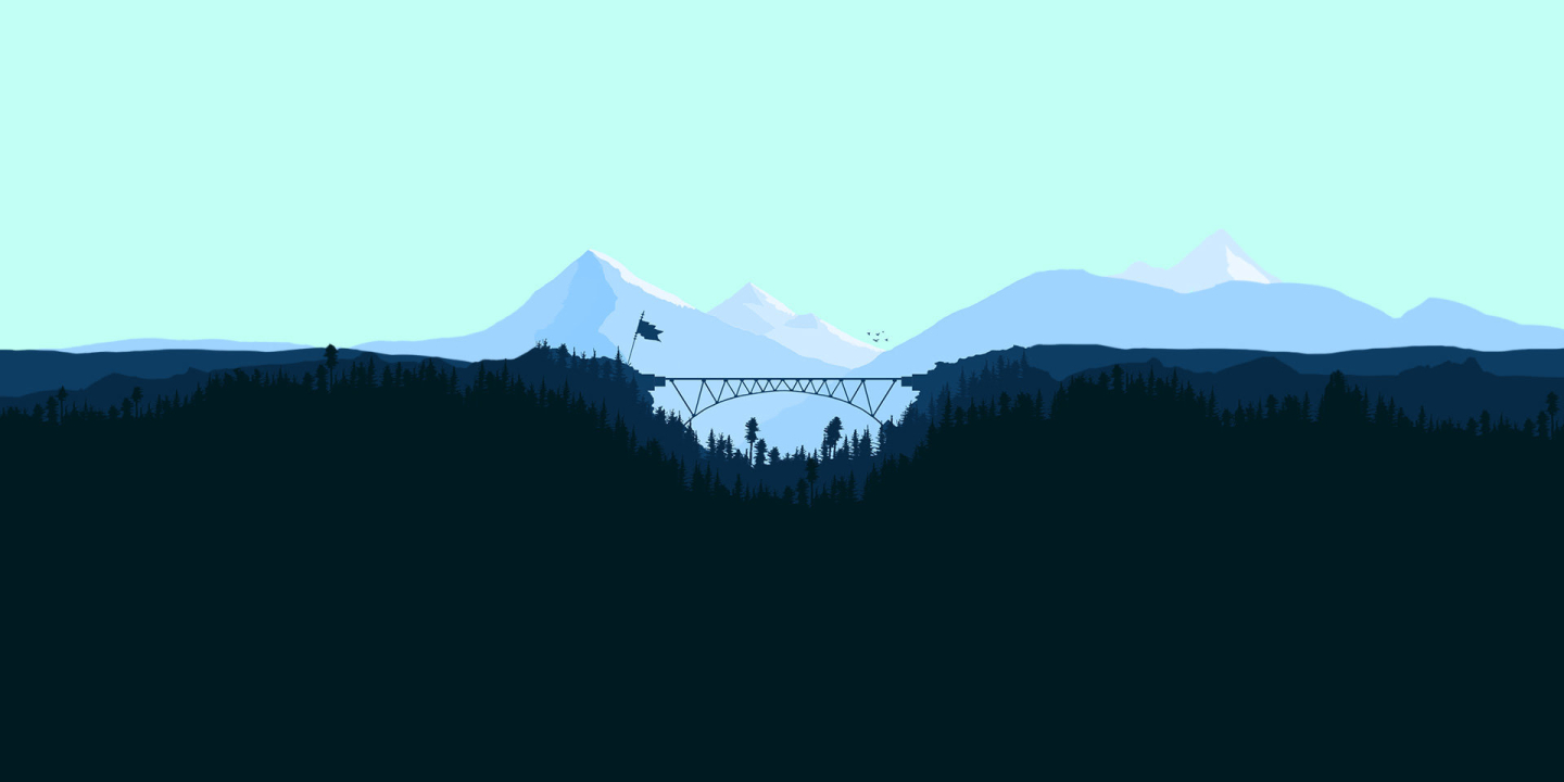 1440x720 Resolution Minimalist Bridge Between Mountains 1440x720 ...