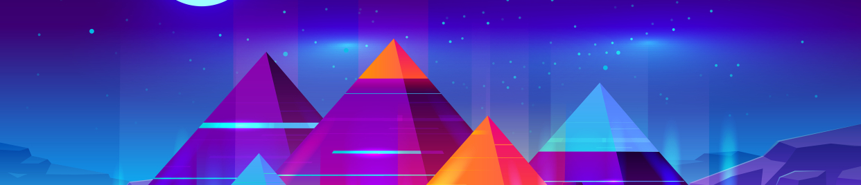 1242x268 Resolution Minimalist Pyramid 1242x268 Resolution Wallpaper ...