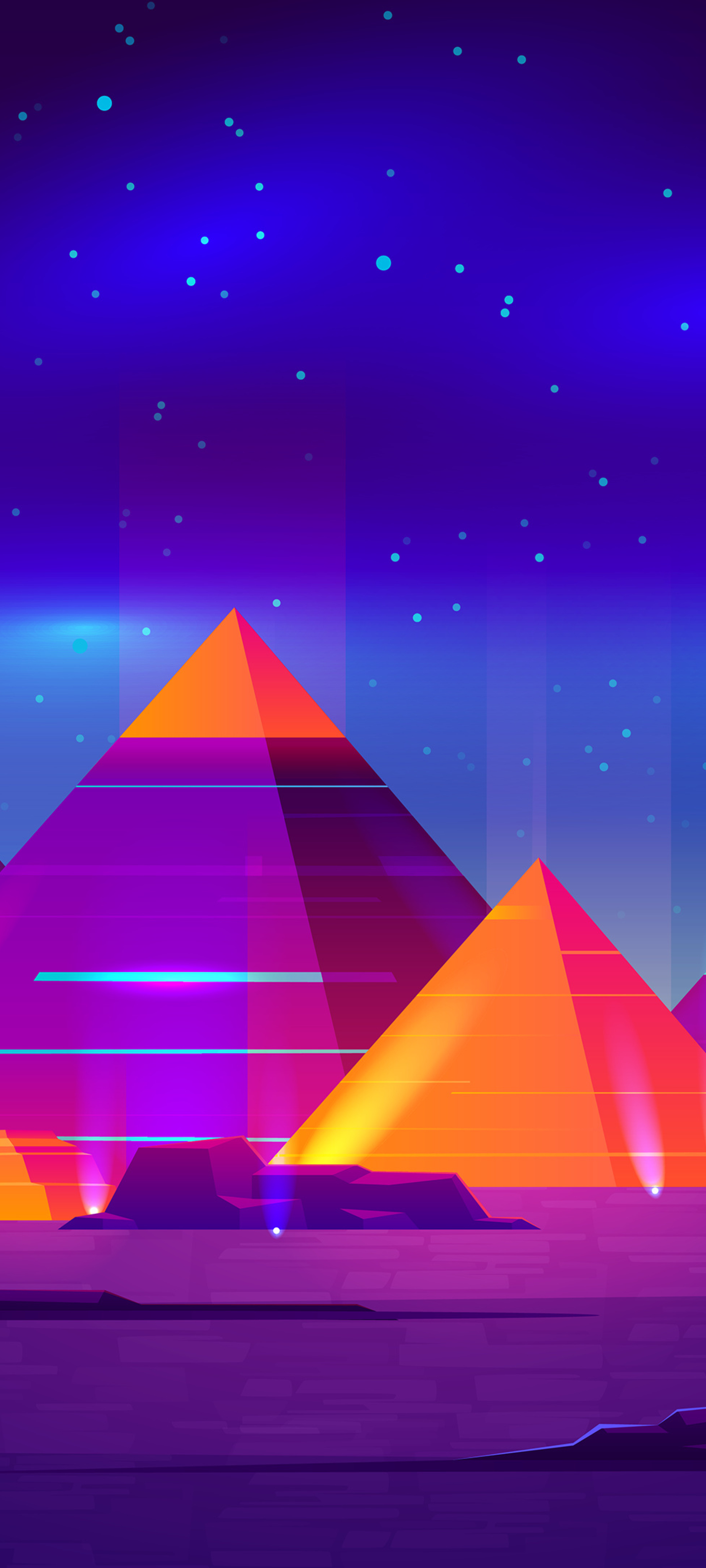 1840x4089 Resolution Minimalist Pyramid 1840x4089 Resolution Wallpaper ...