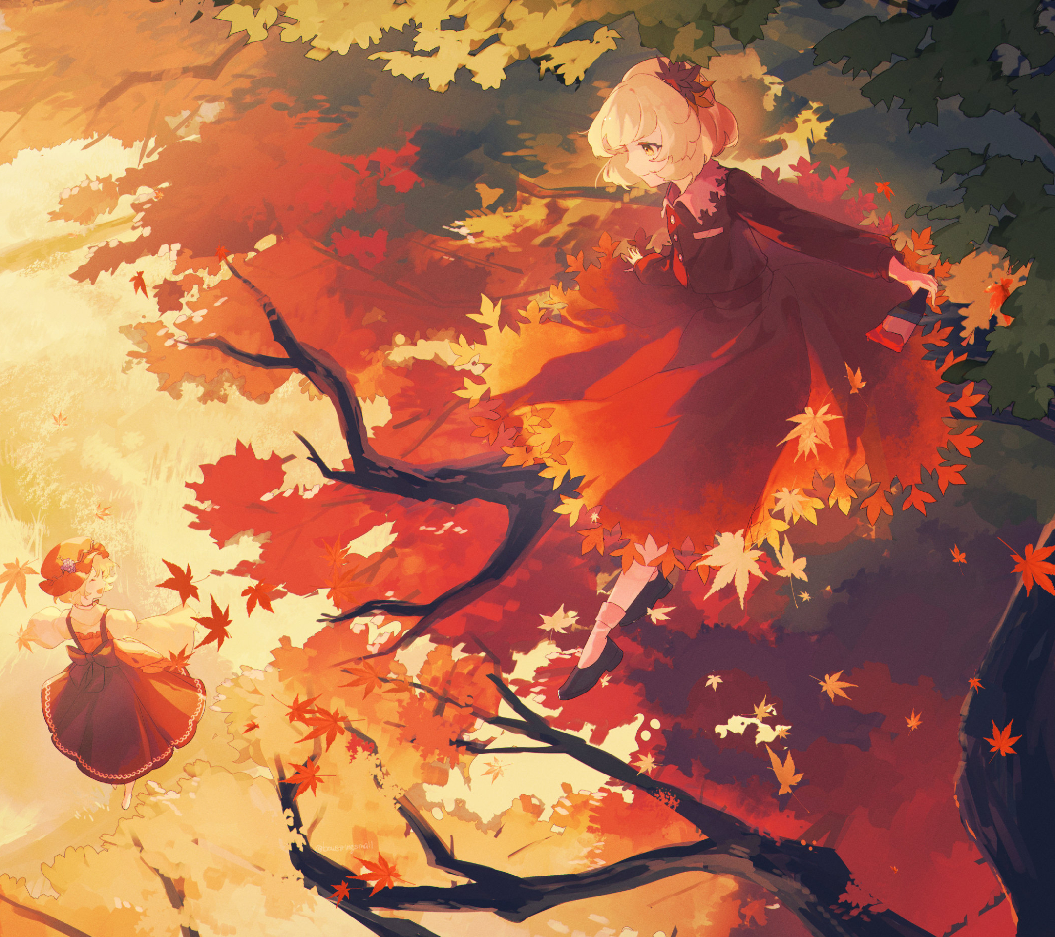 2160x1920 Minoriko Aki & Shizuha Aki Cool Touhou Art 2160x1920 ...