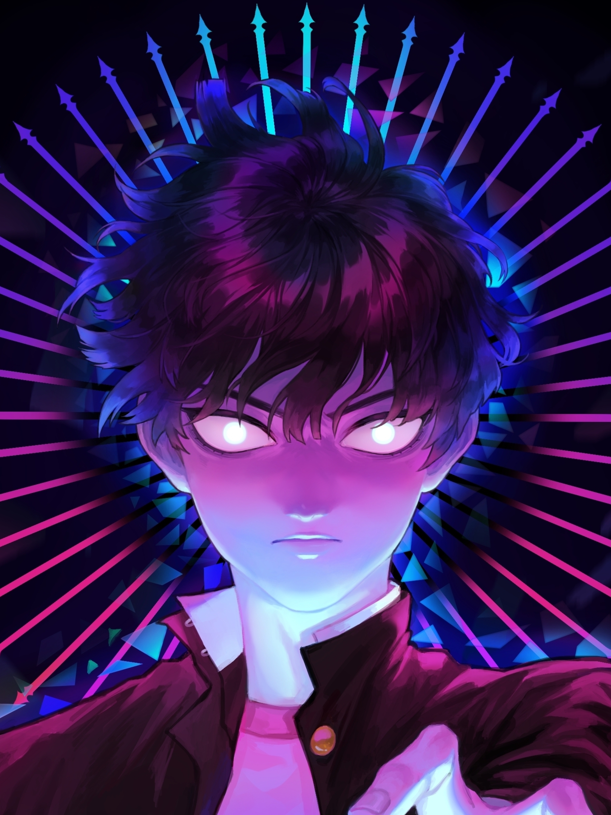 2048x2732 Resolution Mob Psycho 100 HD Arataka Reigen Art 2048x2732 ...