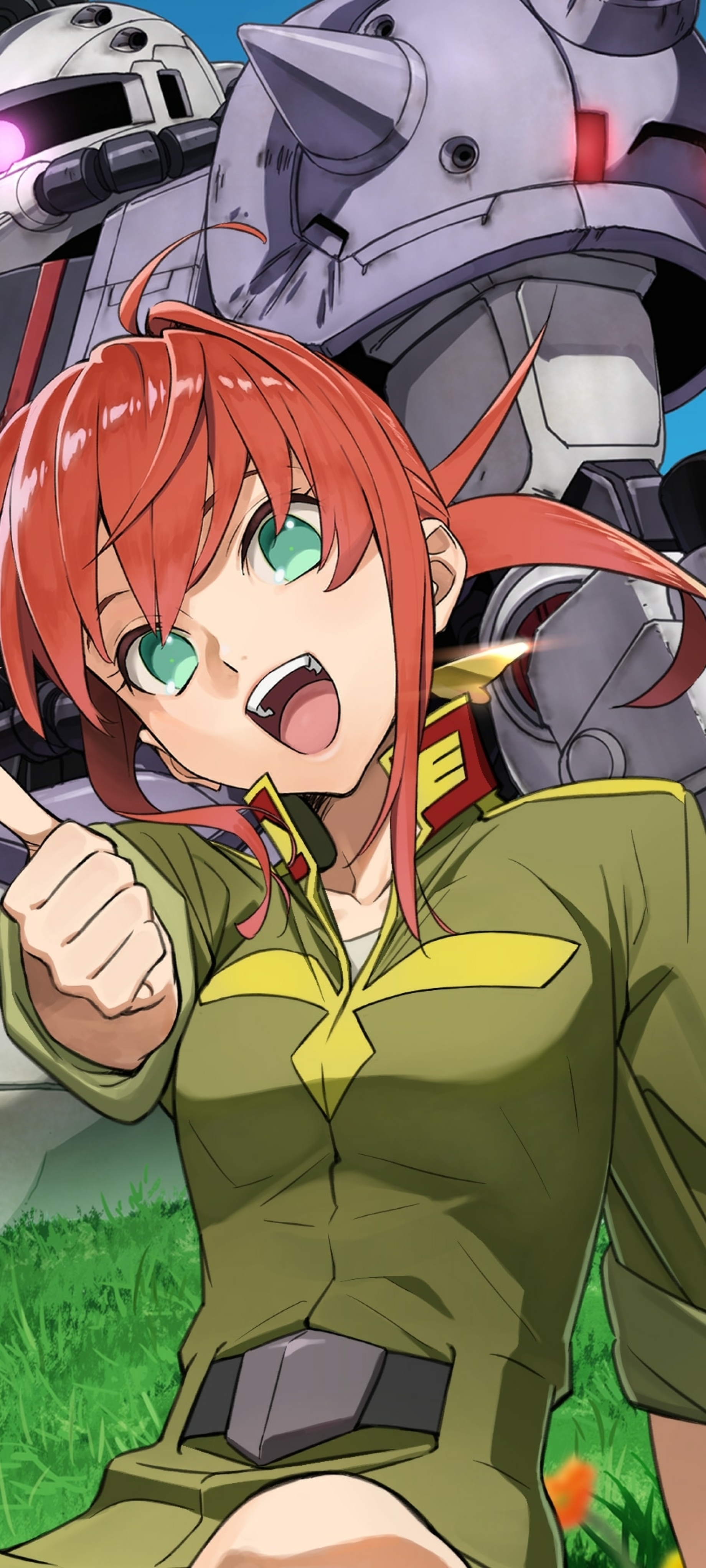 1840x4089 Resolution Mobile Suit Gundam Battle Operation Code Fairy 4k ...