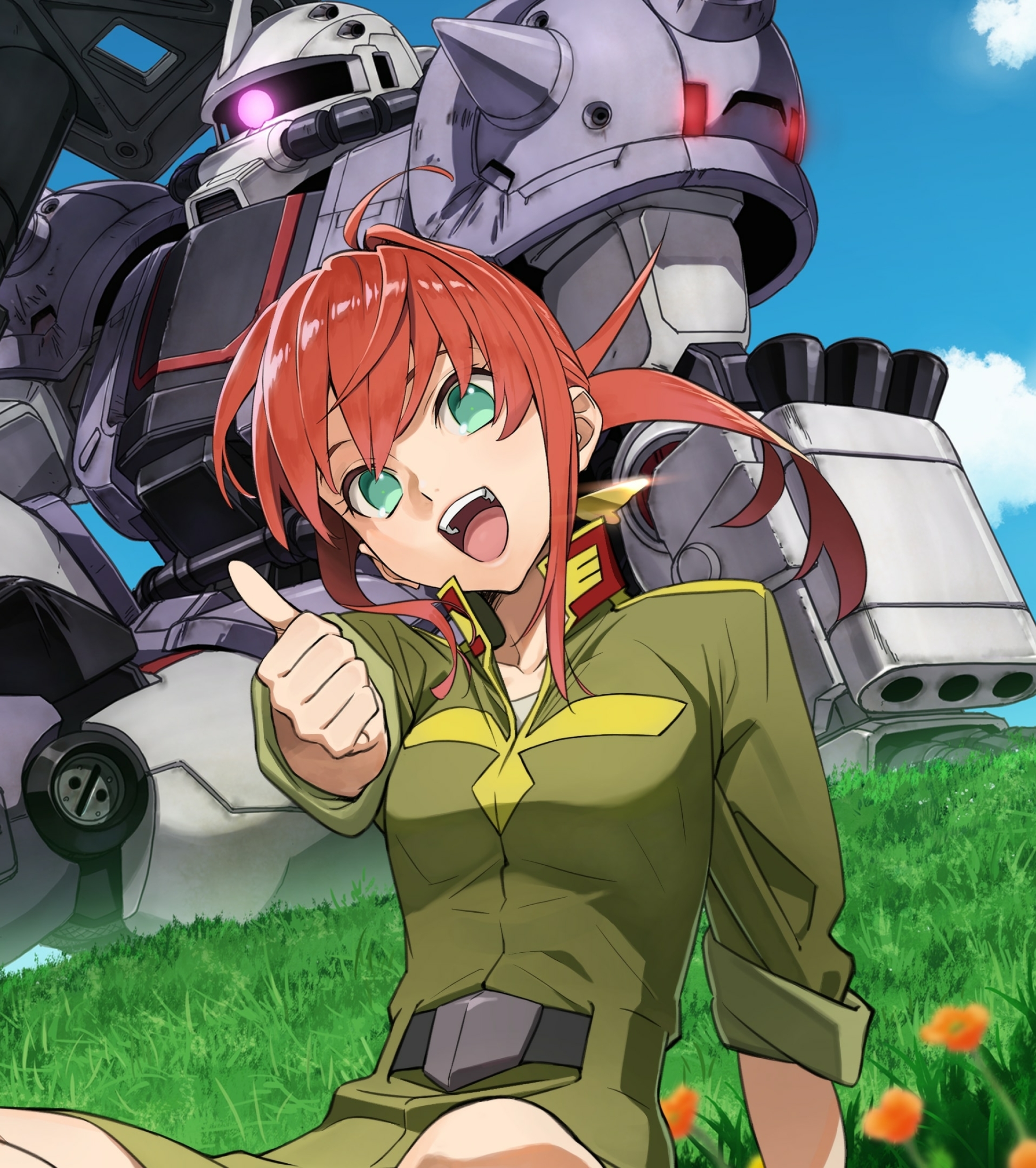 2200x2480 Mobile Suit Gundam Battle Operation Code Fairy 4k 2200x2480 ...