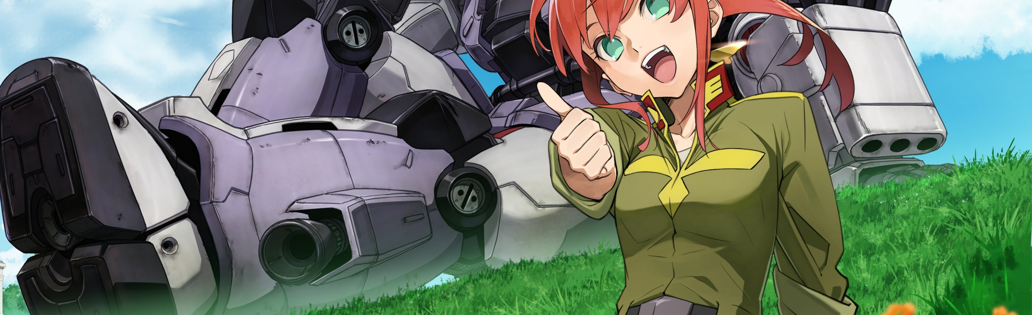 3540x1080 Resolution Mobile Suit Gundam Battle Operation Code Fairy 4k ...