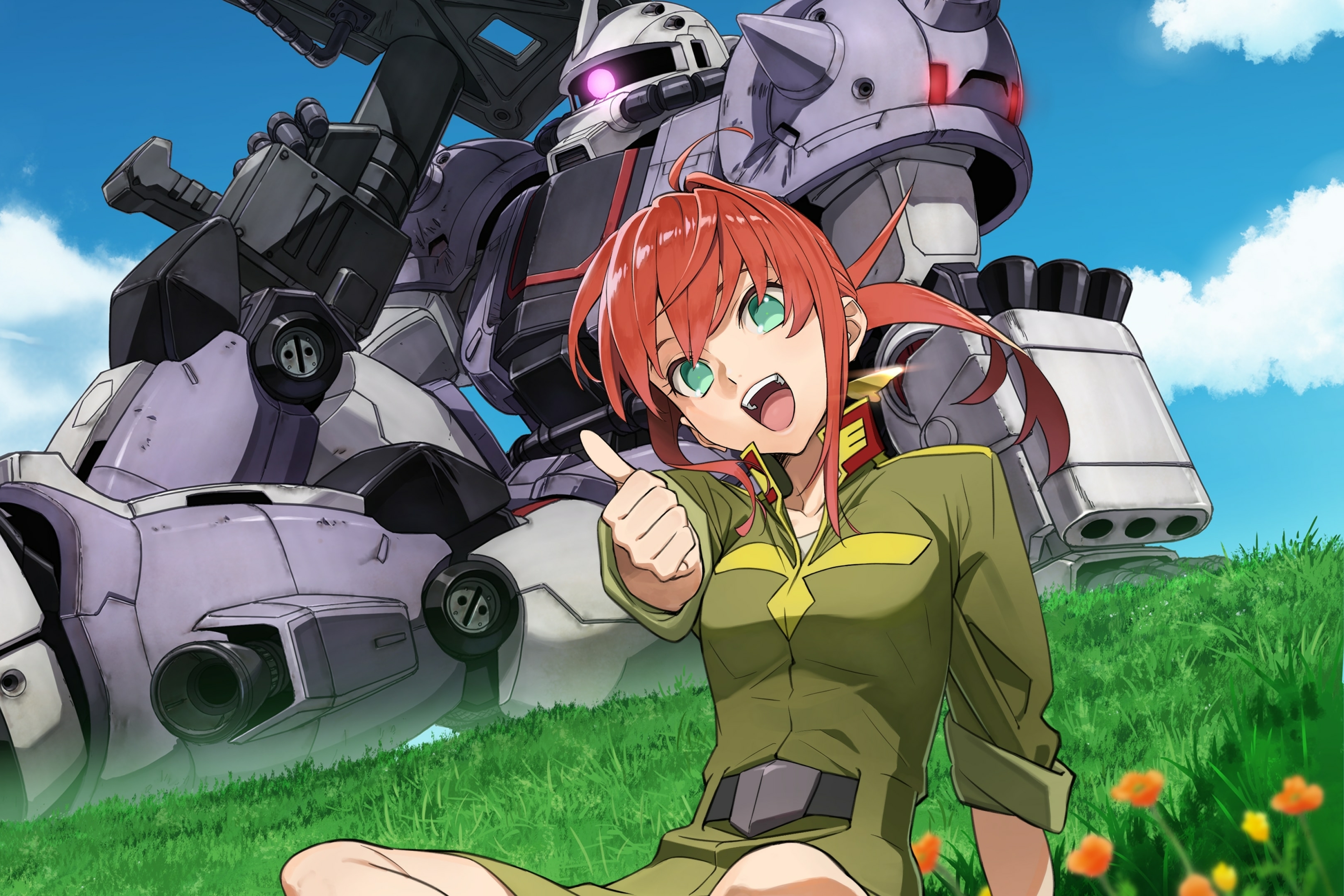 3840x2560 Resolution Mobile Suit Gundam Battle Operation Code Fairy 4k ...