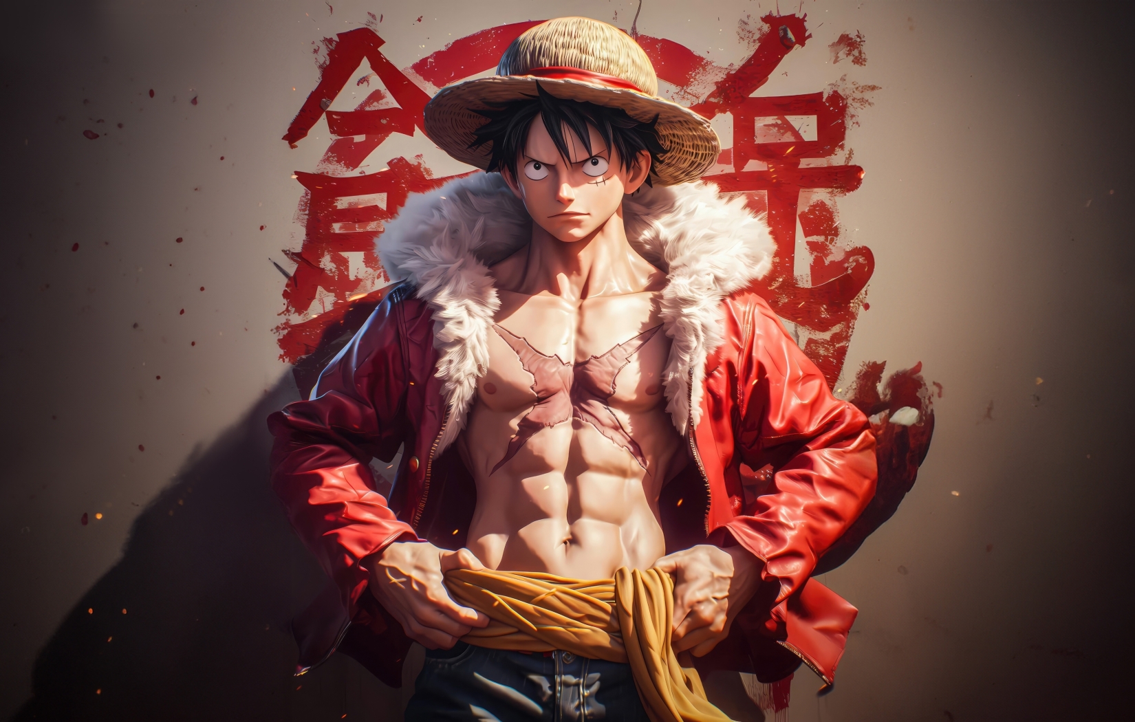 1650x1050 Resolution Monkey Luffy 4K Fan AI Art 1650x1050 Resolution ...