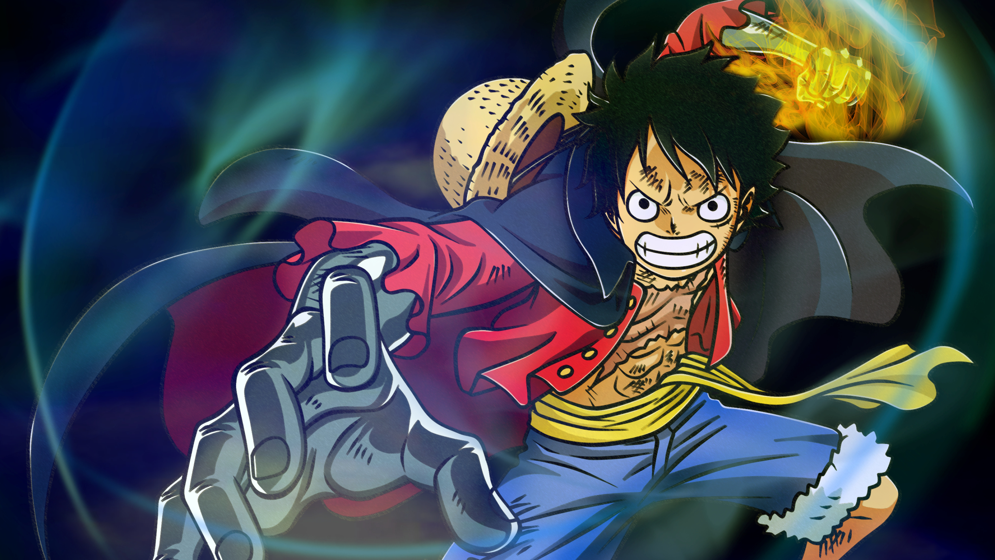 3215x1809 Resolution Monkey Luffy 5K One Piece Angry Art 3215x1809 ...