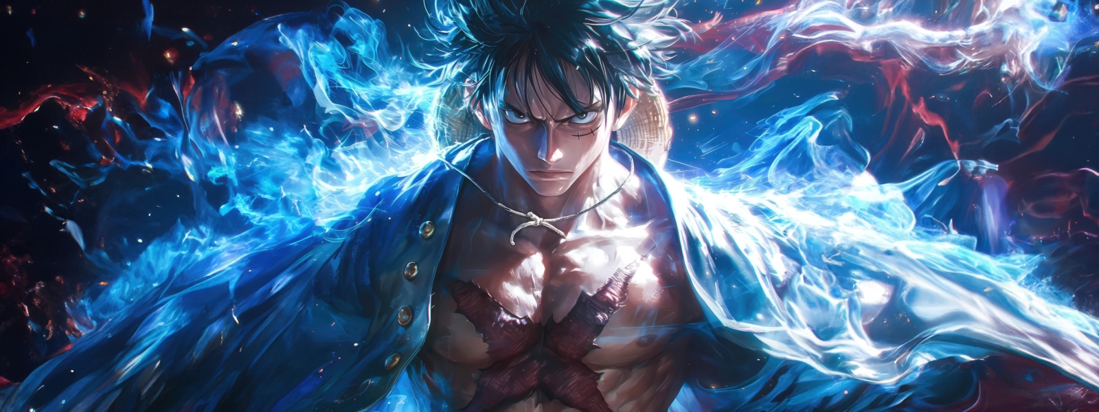 1600x600 Resolution Monkey Luffy Full Transform Digital 1600x600 ...